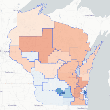 WI Senate Districts up for election in 2026
